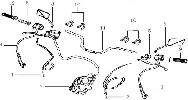 Control / Switch Derecho para Formula Scorpius | CARMONAX